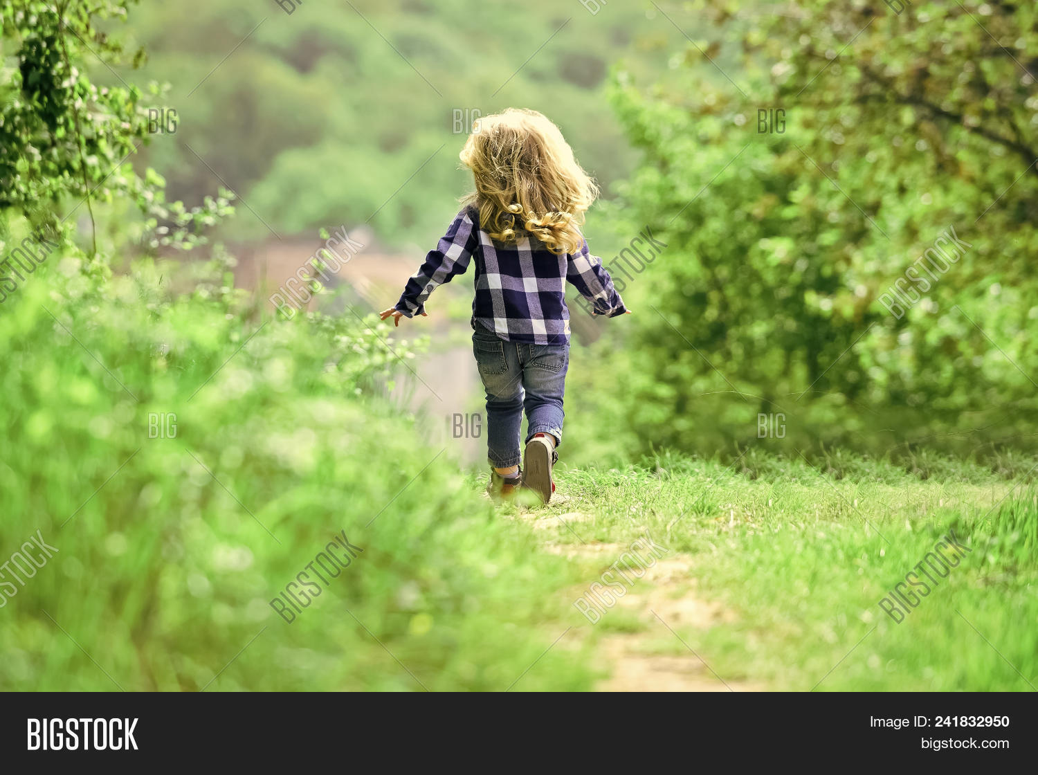 Childhood. Child Run Image & Photo (Free Trial) | Bigstock