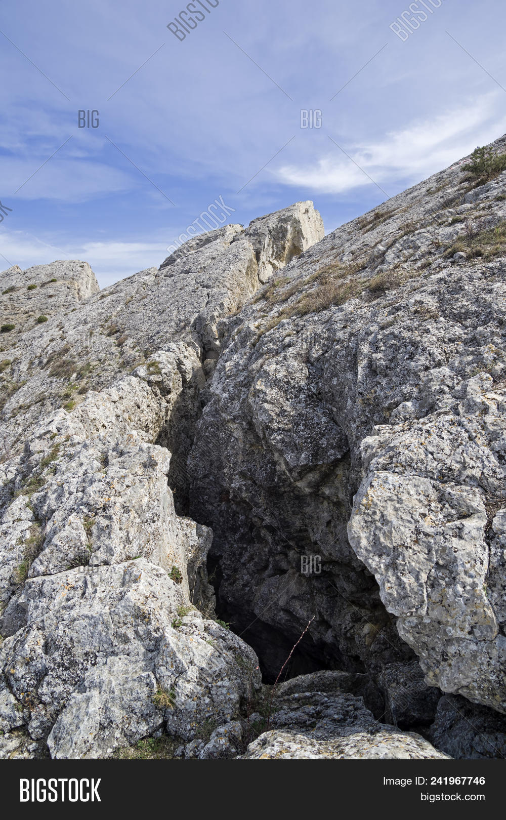 Deep Crack Rock. Top Image & Photo (Free Trial) | Bigstock