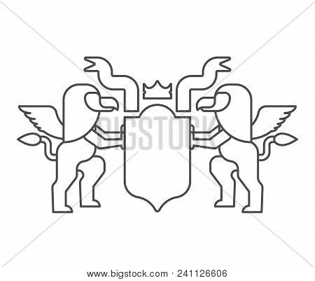 Griffin Shield Vector & Photo (Free Trial) | Bigstock