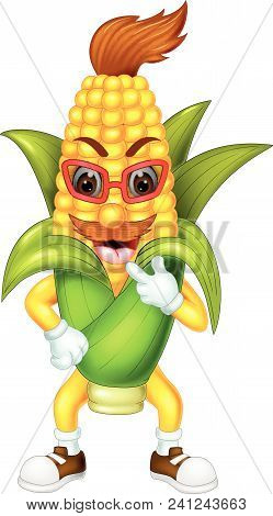 Funny Corn Cartoon Vector & Photo (Free Trial) | Bigstock