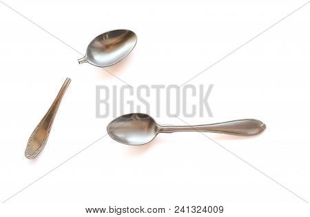 Two Metal Teaspoons - Image & Photo (Free Trial) | Bigstock