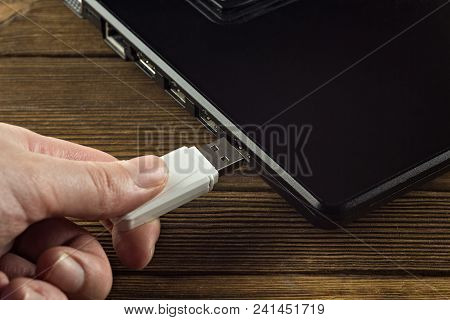 Hand Inserts White Usb Image & Photo (Free Trial) | Bigstock