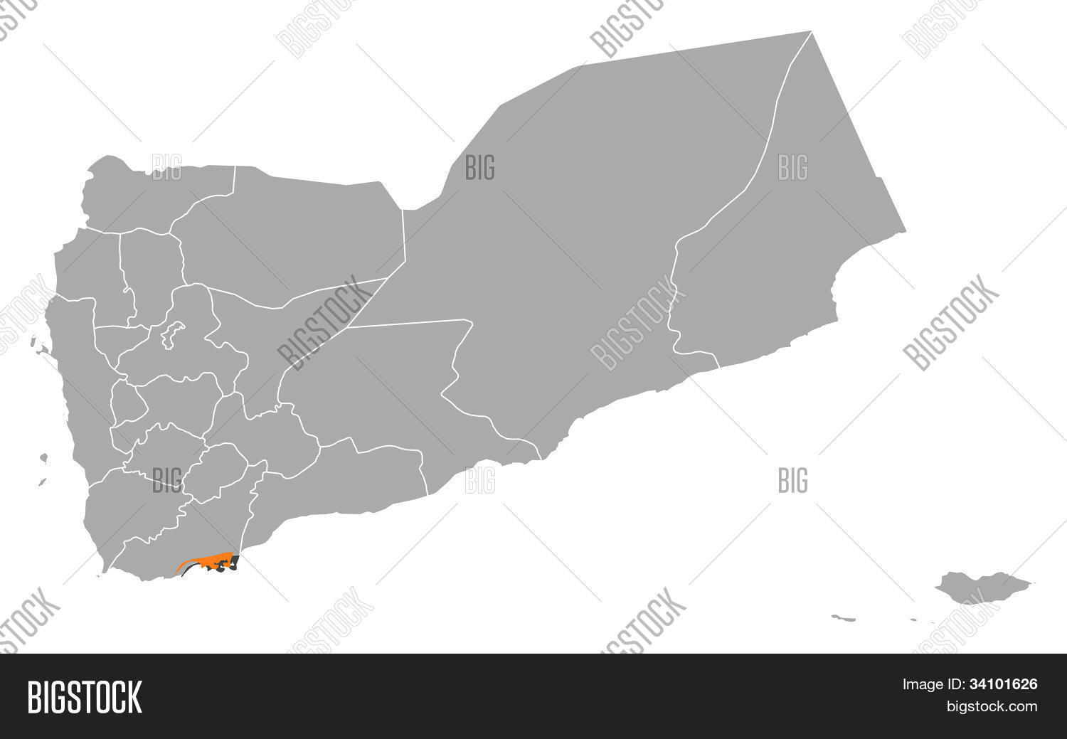 Map Yemen, Adan Image & Photo (Free Trial) | Bigstock