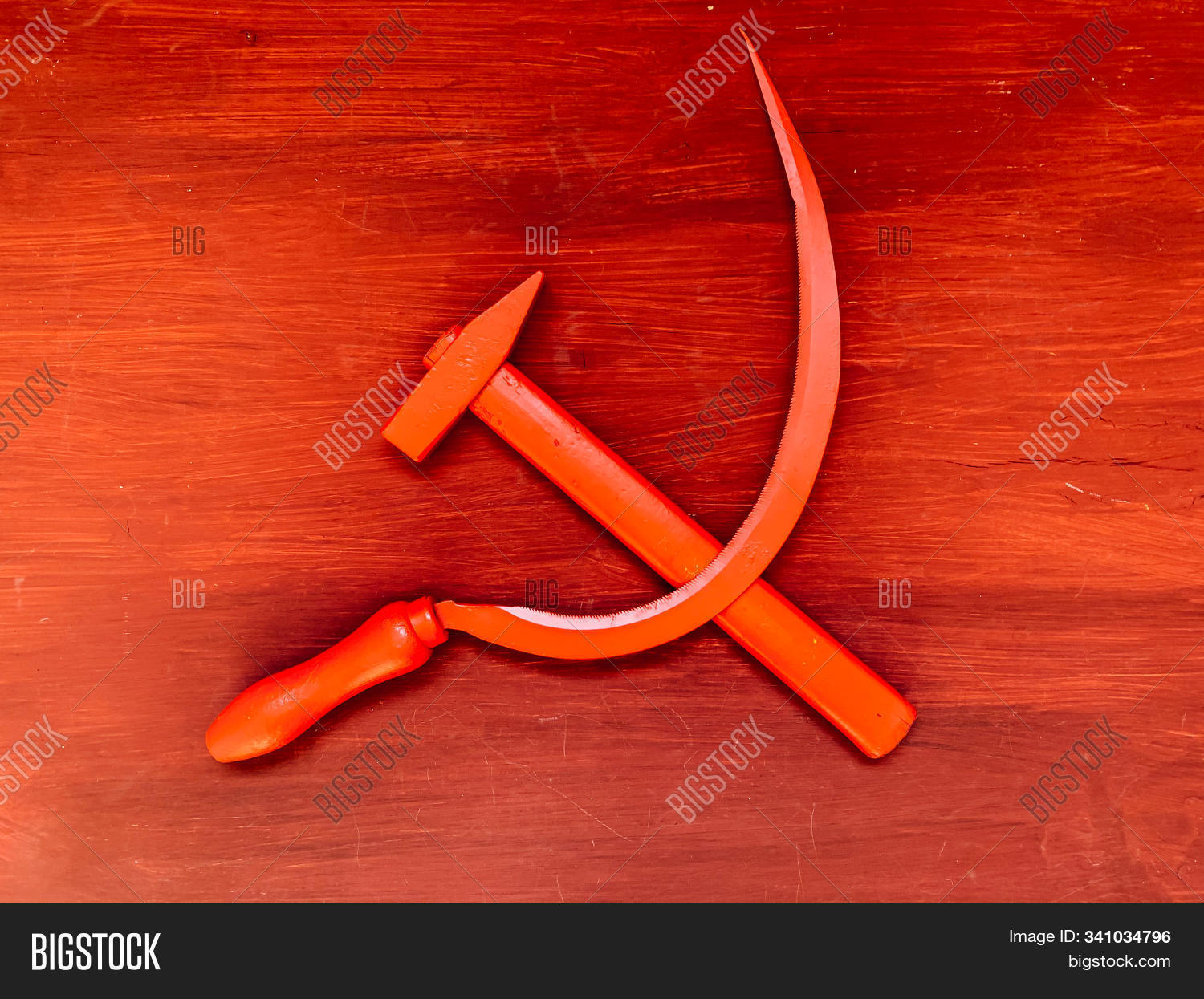 Red Sickle Hammer Image & Photo (Free Trial) | Bigstock