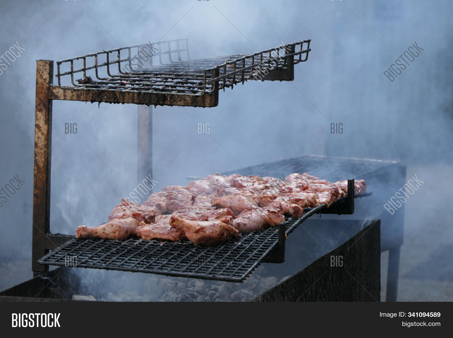 Street Food Smoky Image & Photo (Free Trial) | Bigstock
