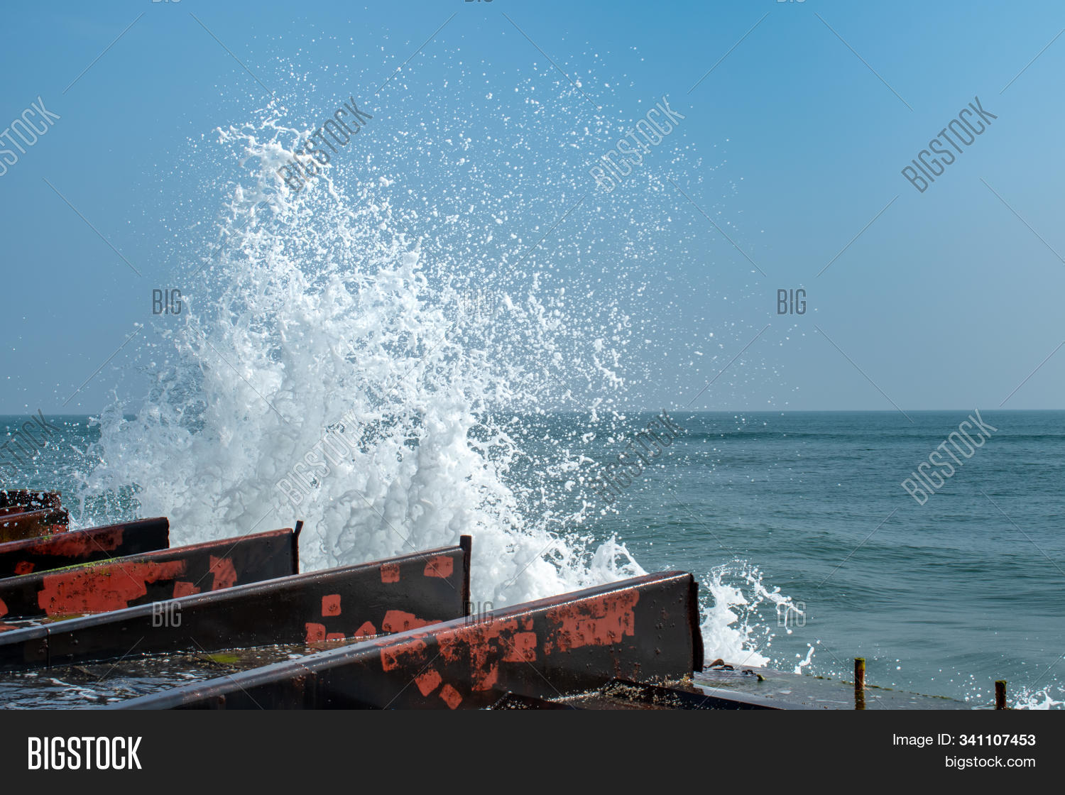 Ocean Water Splash Image & Photo (Free Trial) | Bigstock