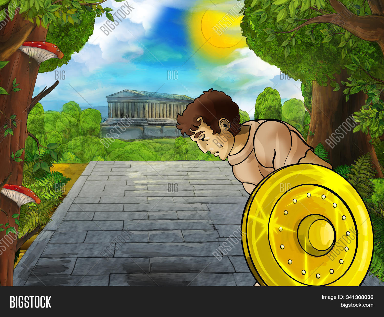 Cartoon Scene Roman Image & Photo (Free Trial) | Bigstock