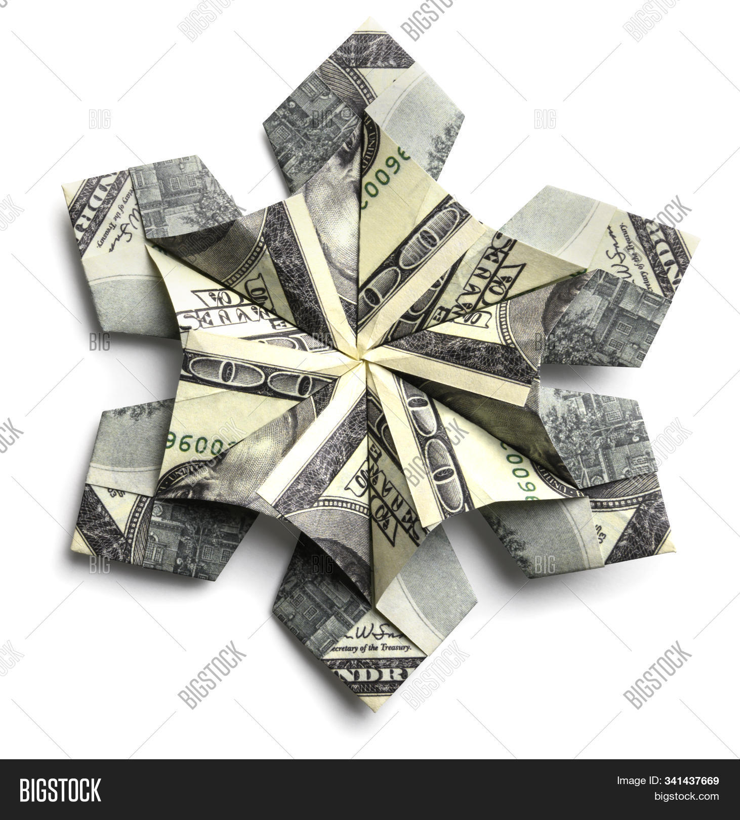 100 Dollar Bill Shape Image & Photo (Free Trial) | Bigstock