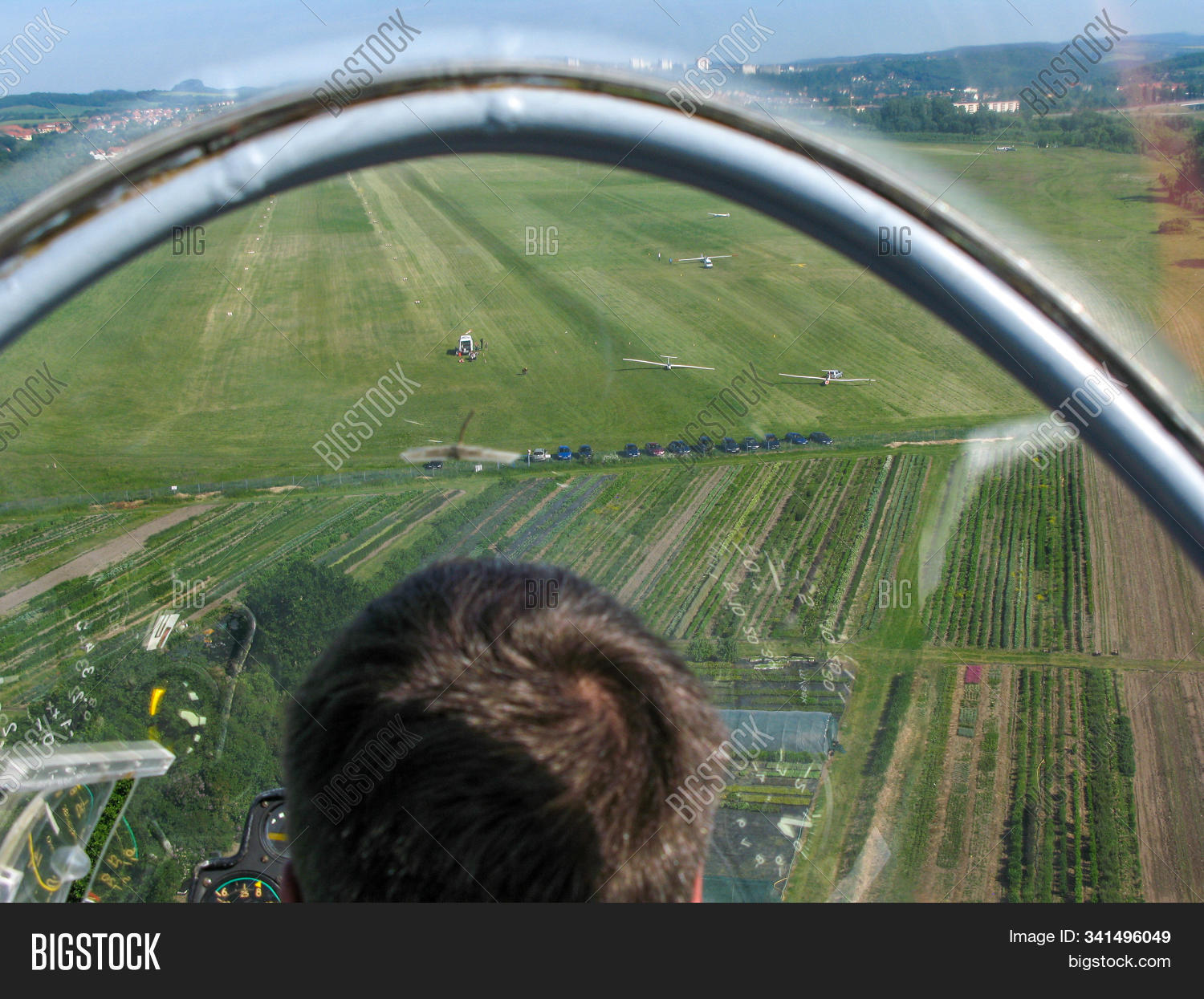 Pilot Controls Glider Image & Photo (Free Trial) | Bigstock
