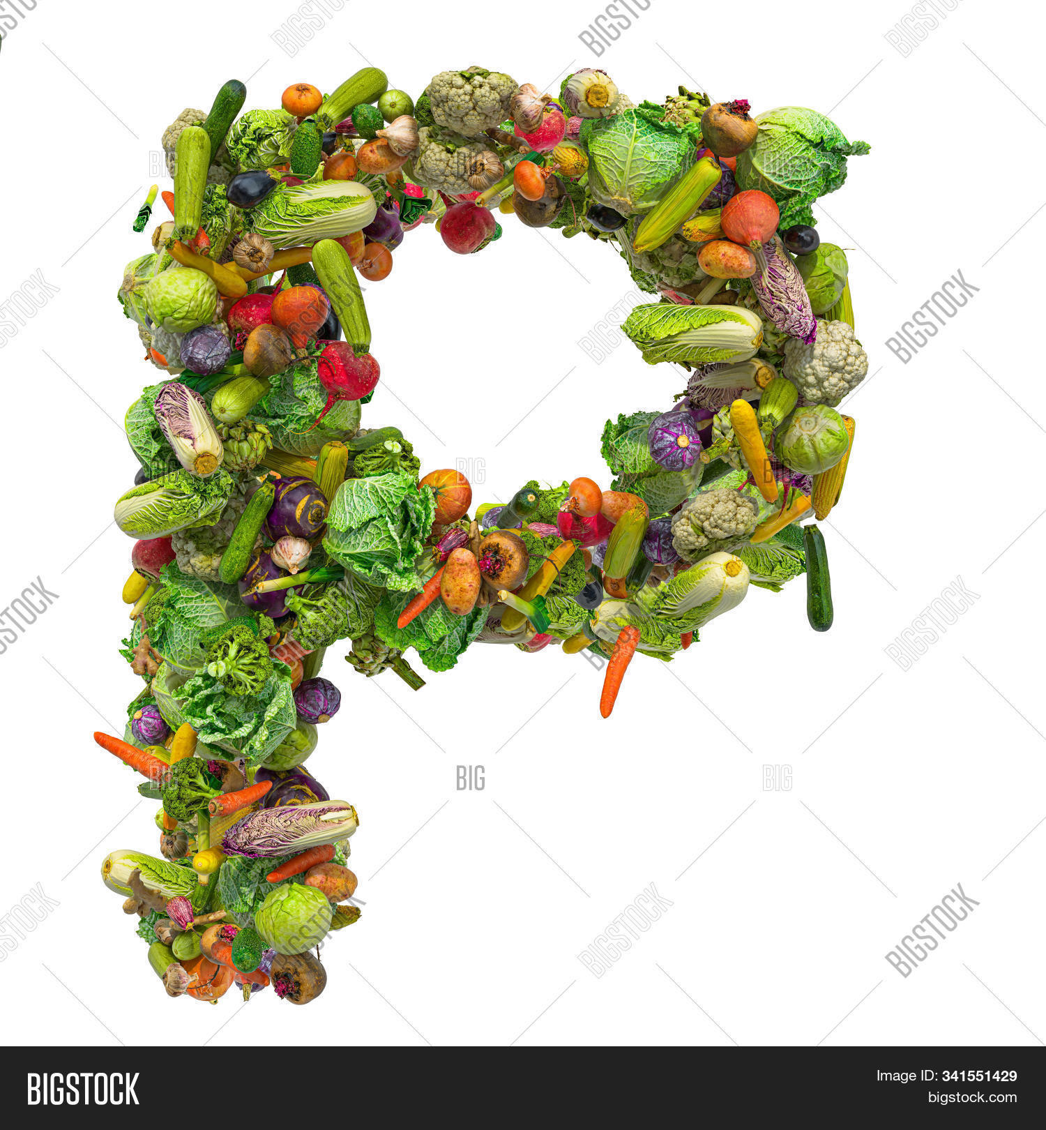 Letter P, Vegetables Image & Photo (Free Trial) | Bigstock