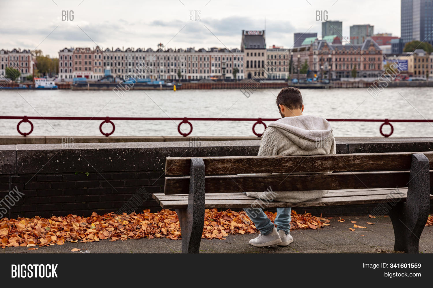 Autumn Solitude. Man Image & Photo (Free Trial) | Bigstock