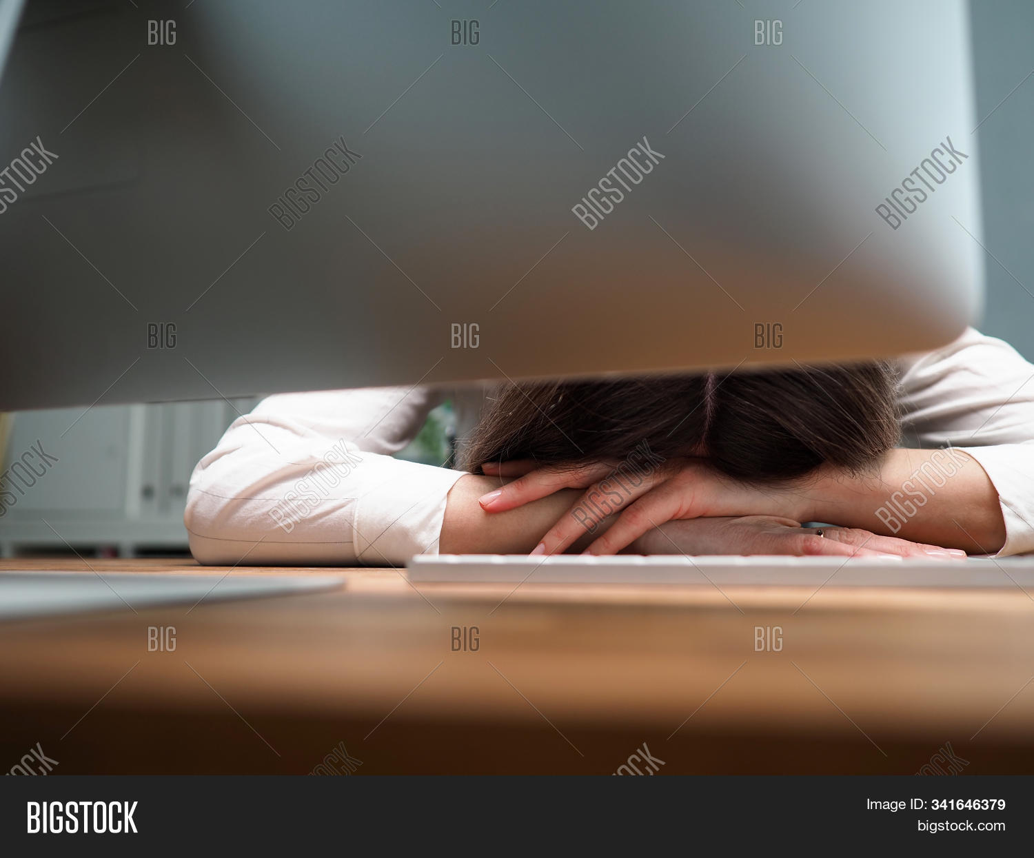 Tired Female Employee Image & Photo (Free Trial) | Bigstock