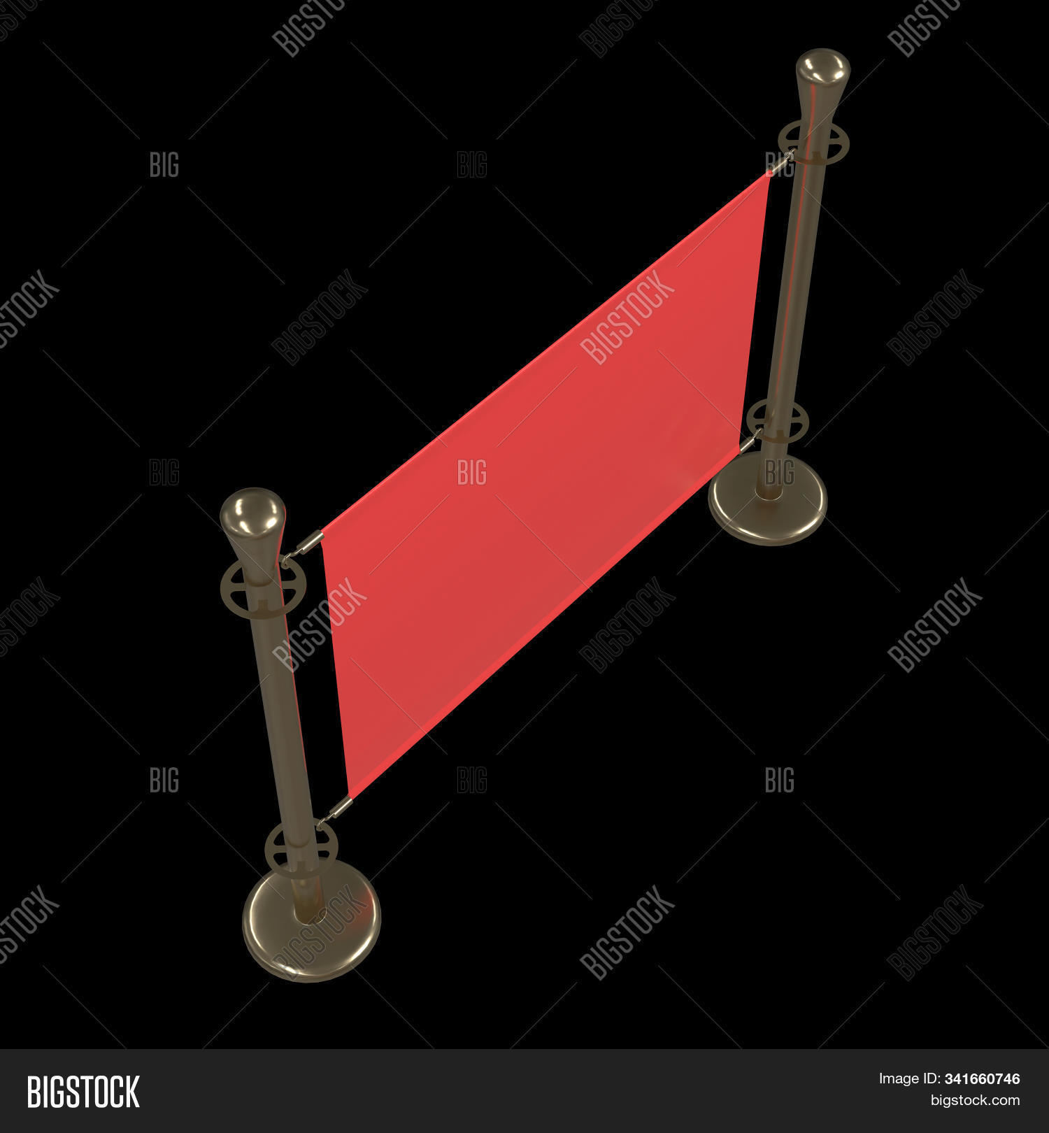 Red Gold Banner Stand Image & Photo (Free Trial) | Bigstock