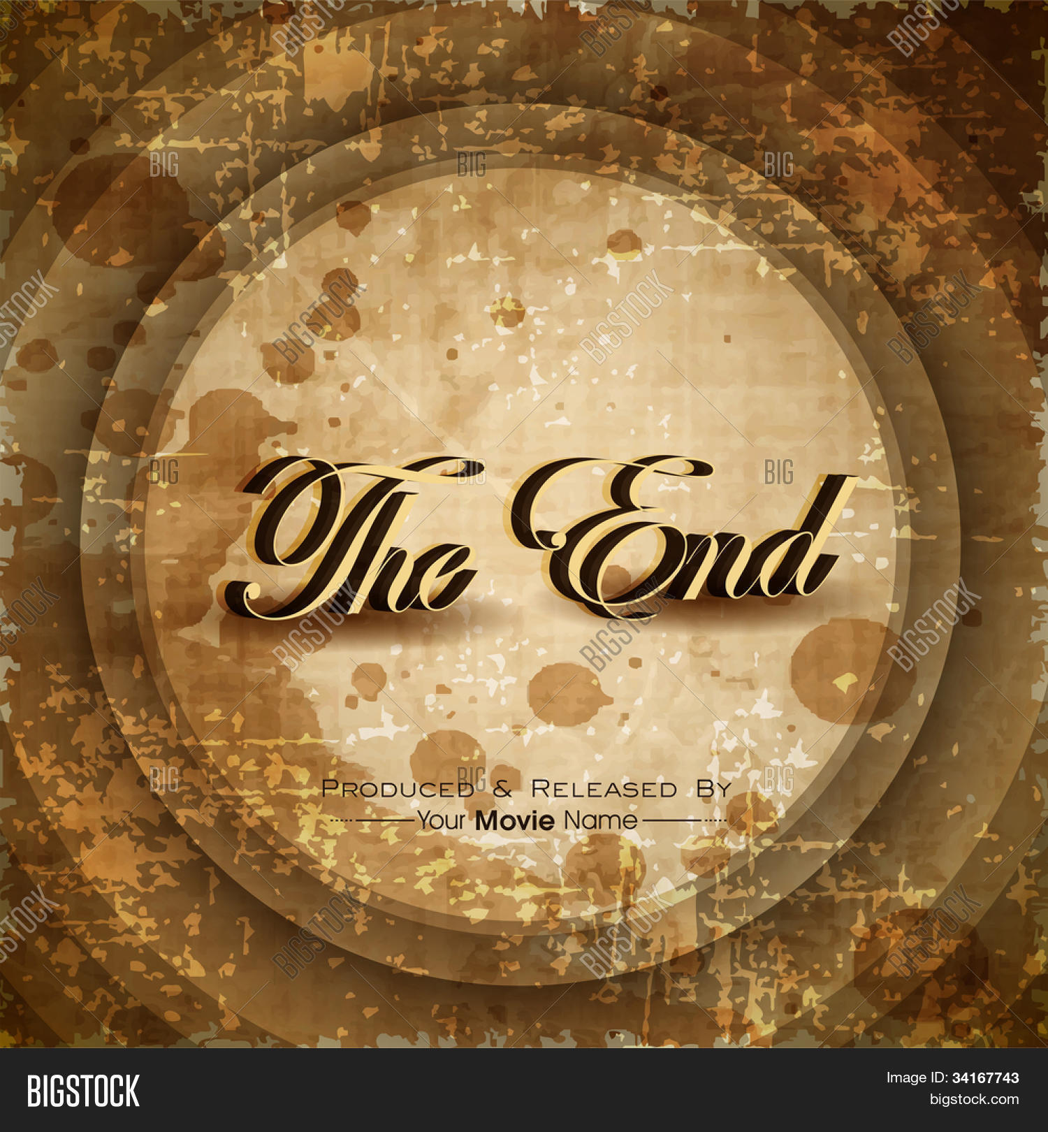 End. Moving Ending Vector & Photo (Free Trial) | Bigstock