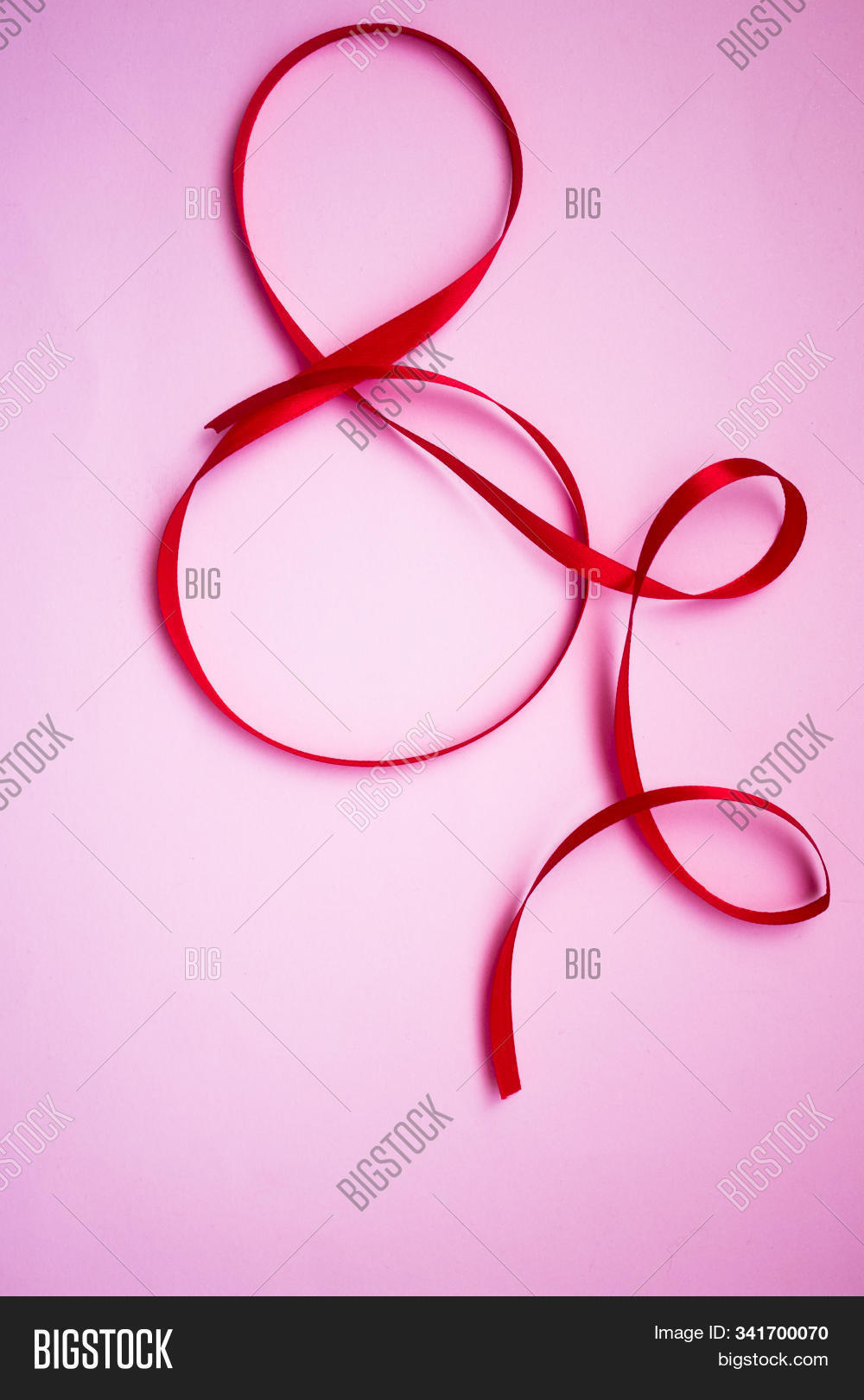 Red Ribbon Form Number Image & Photo (Free Trial) | Bigstock