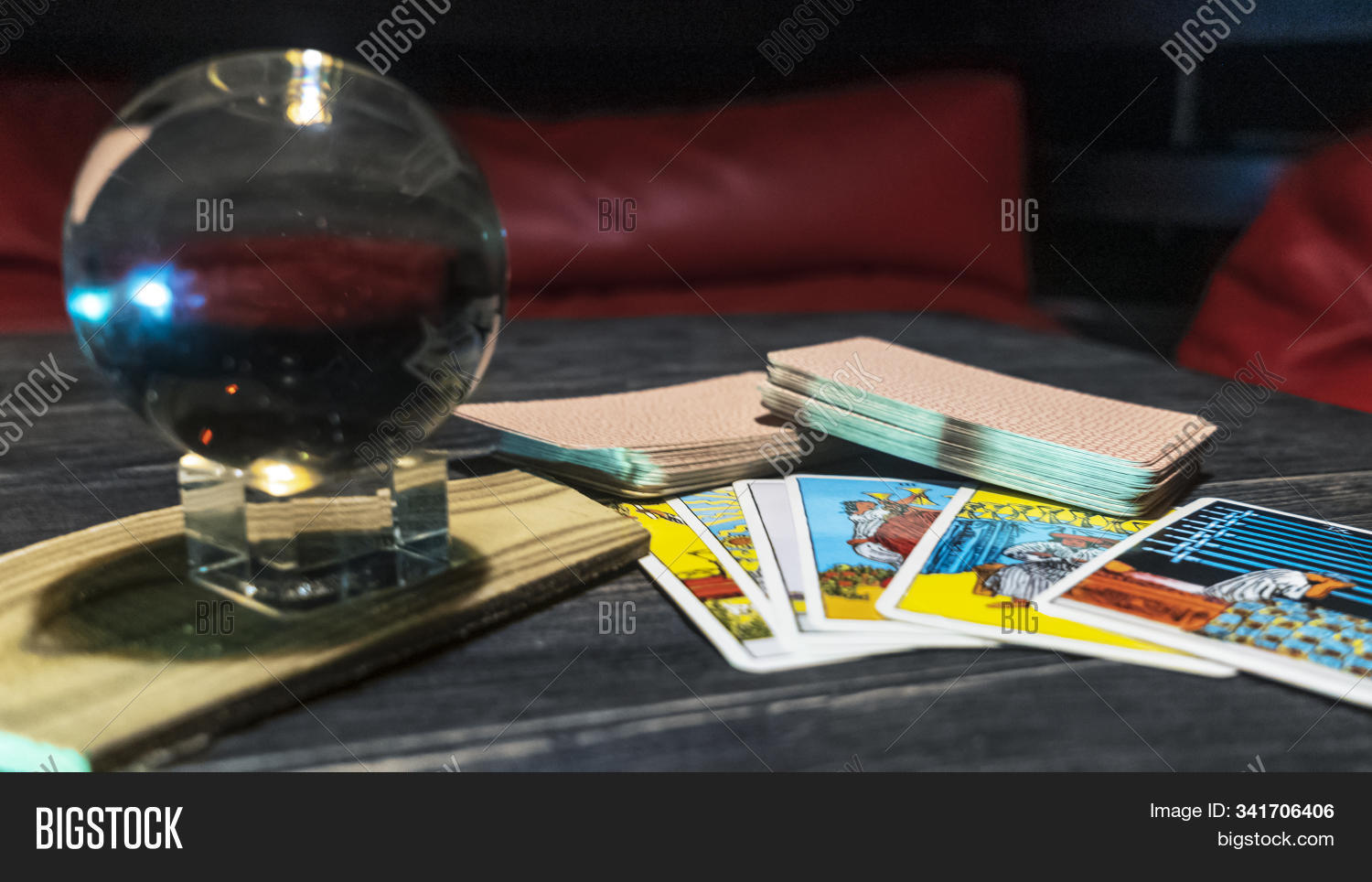 Tarot Cards Magic Ball Image & Photo (Free Trial) | Bigstock