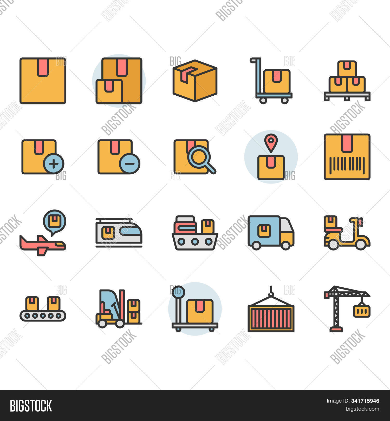Package Delivery Vector & Photo (Free Trial) | Bigstock