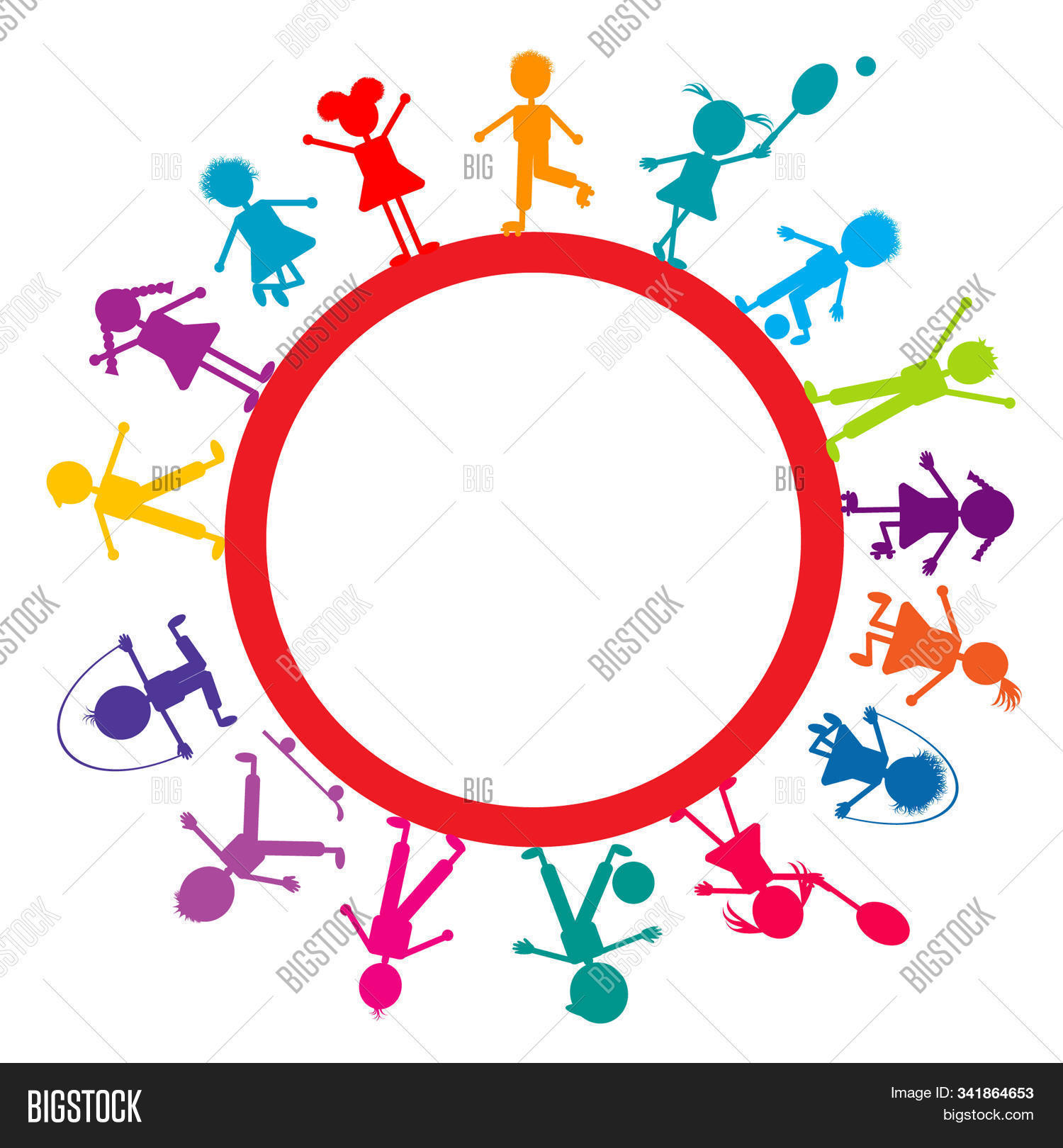 Happy Cartoon Kids Image & Photo (Free Trial) | Bigstock