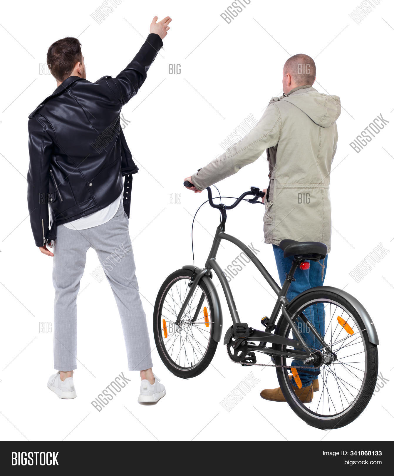 Back View Two Man On Image & Photo (Free Trial) | Bigstock
