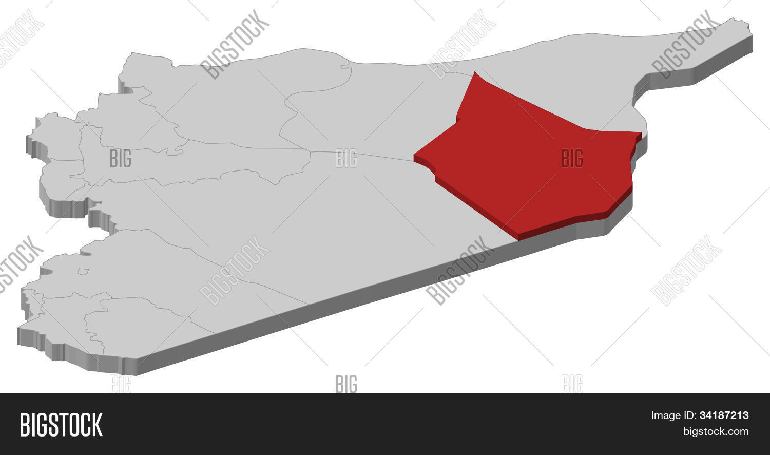 Map Syria, Deir Ez-zor Image & Photo (Free Trial) | Bigstock