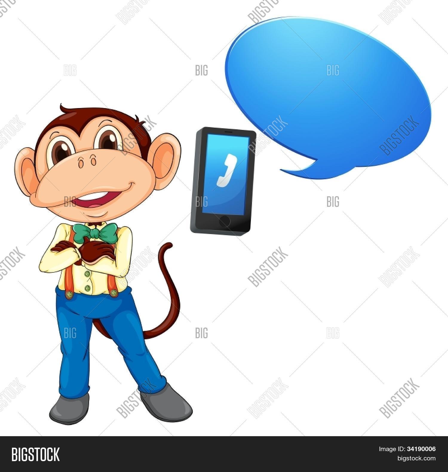 Illustration Monkey Vector & Photo (Free Trial) | Bigstock