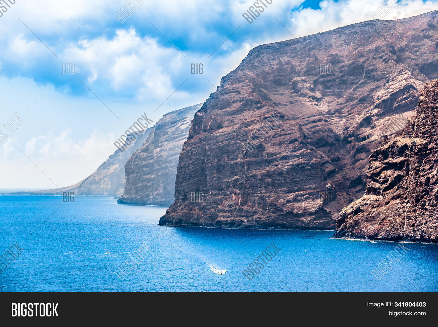 Huge Rocky Cliff Coast Image & Photo (Free Trial) | Bigstock