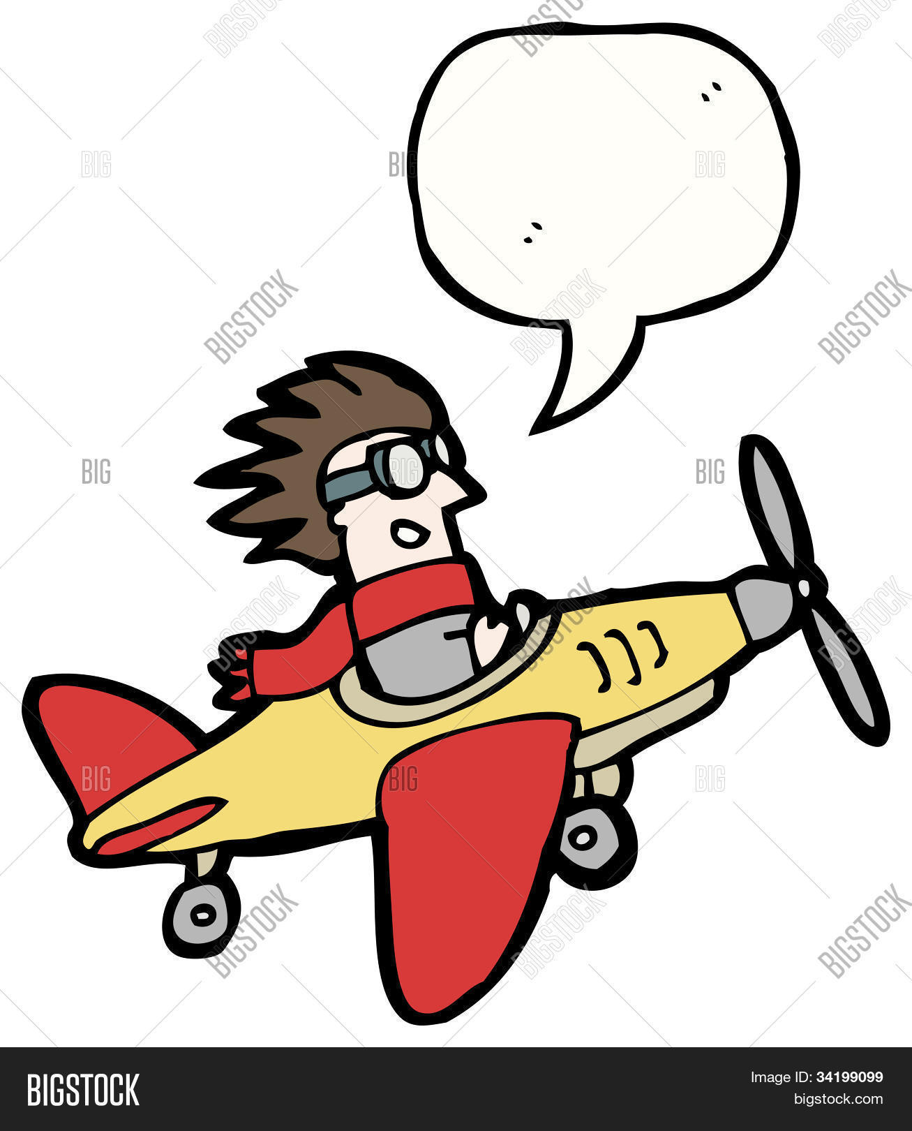 Cartoon Man Flying Image & Photo (Free Trial) | Bigstock
