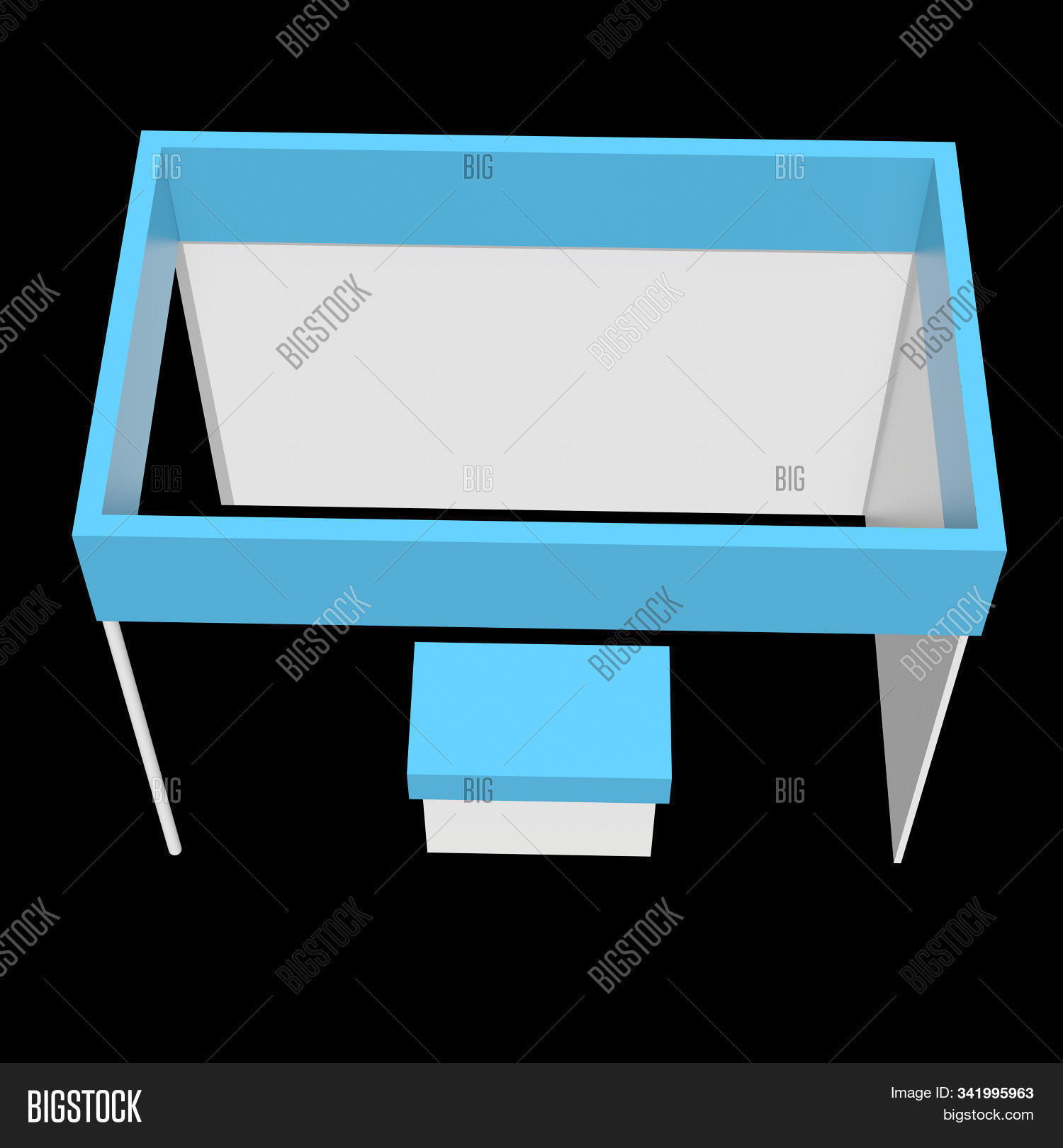 Trade Show Booth Blue Image & Photo (Free Trial) | Bigstock