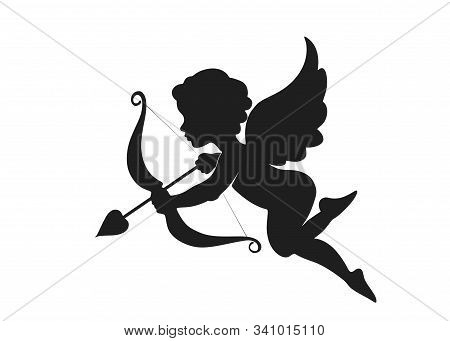 Cupid Shooting Arrow At Couple