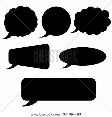 Speech Bubbles. Plain Vector & Photo (Free Trial) | Bigstock