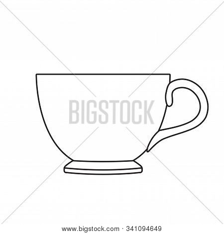 Tea Cup. Outline Vector & Photo (Free Trial) | Bigstock