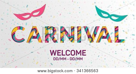 Carnival Word Made Vector & Photo (Free Trial) | Bigstock