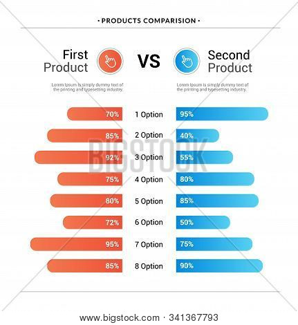 Comparison Table Vector & Photo (Free Trial) | Bigstock