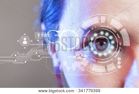 Human Eye Graphical Image Photo Free Trial Bigstock