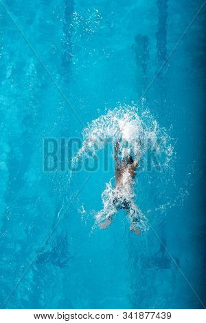 Top View Swimmer Image & Photo (Free Trial) | Bigstock