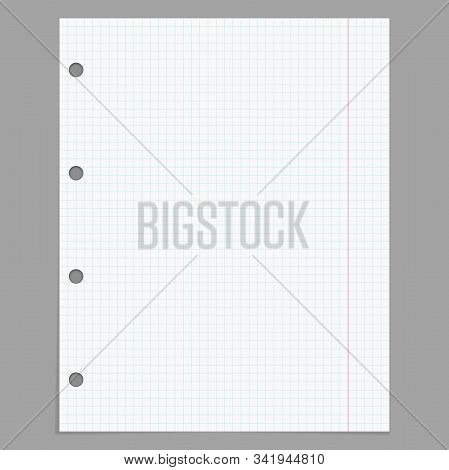 Sheet Notebook Holes Vector & Photo (Free Trial) | Bigstock