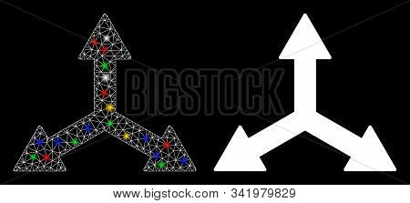 Glowing Mesh Triple Vector & Photo (Free Trial) | Bigstock