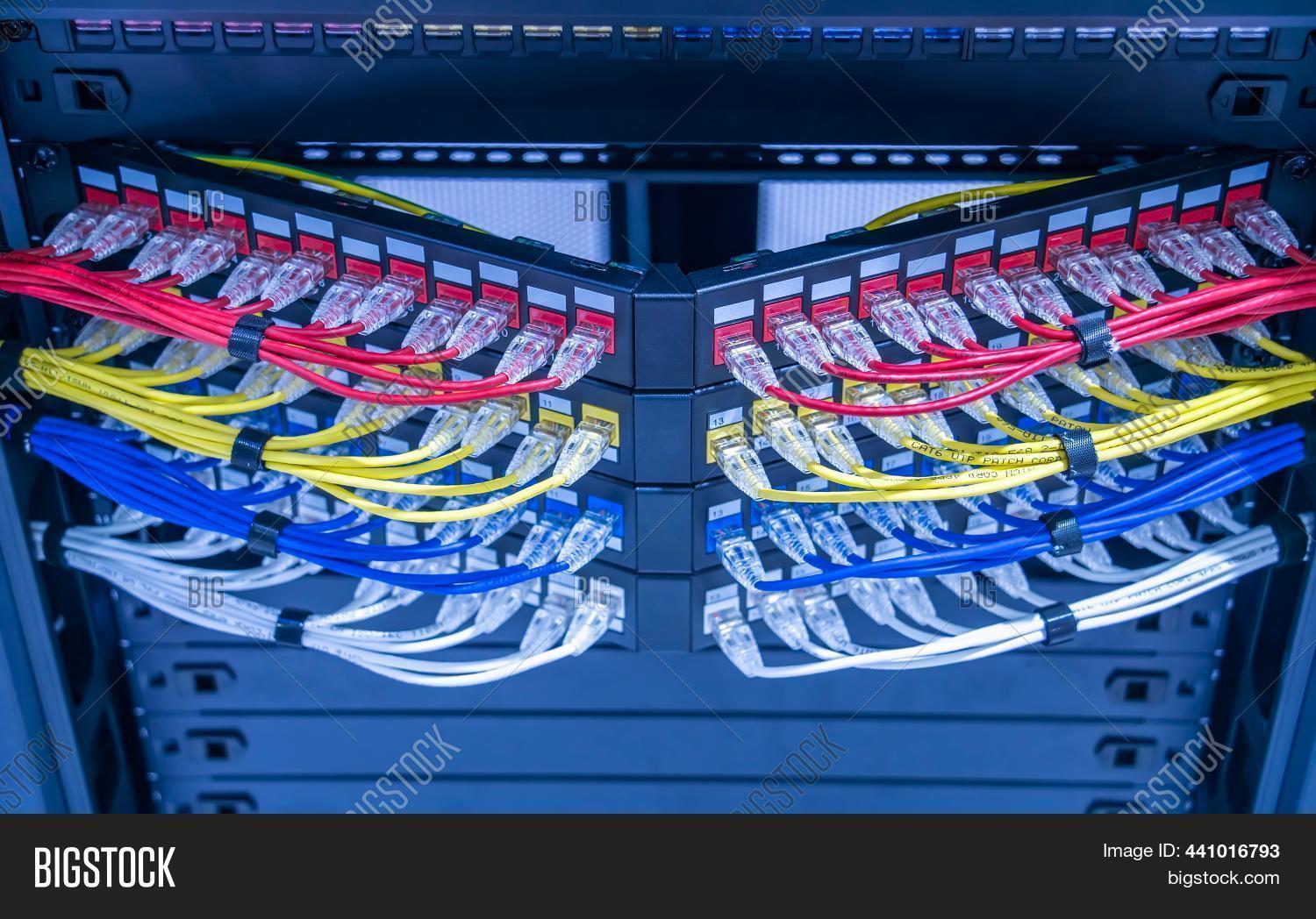 Server Rack Blue Red Image & Photo (Free Trial) | Bigstock