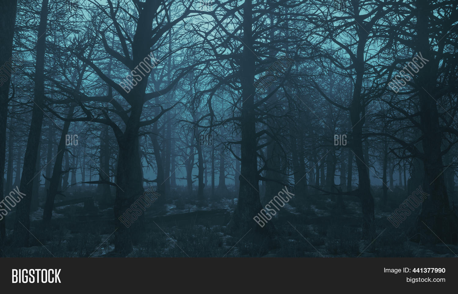 3d Render Gloomy Night Image & Photo (Free Trial) | Bigstock