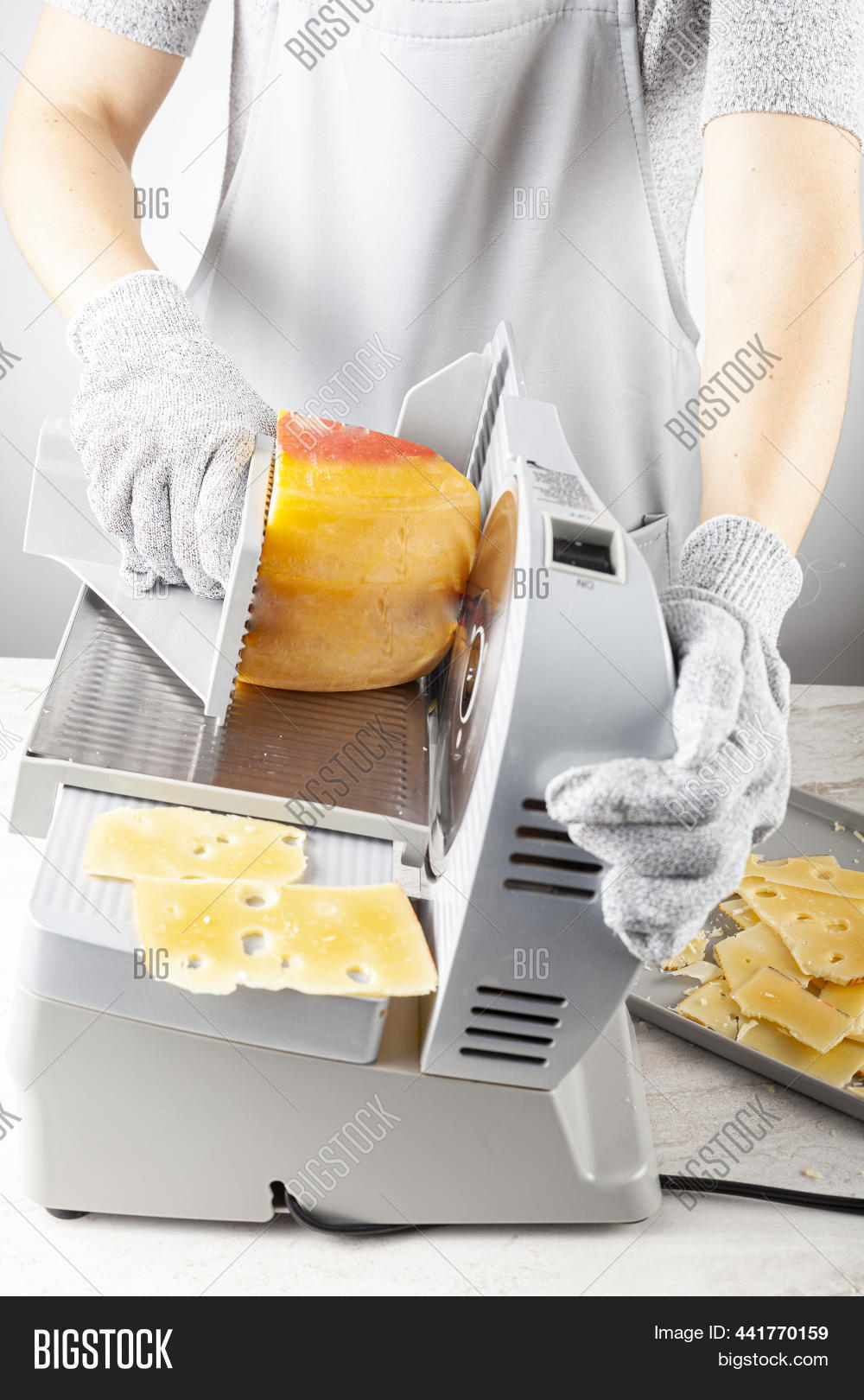 Chef Slicing Large Image & Photo (Free Trial) | Bigstock