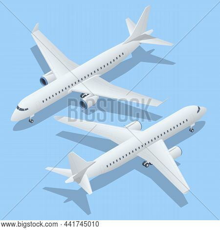 Isometric Airplanes Vector & Photo (Free Trial) | Bigstock