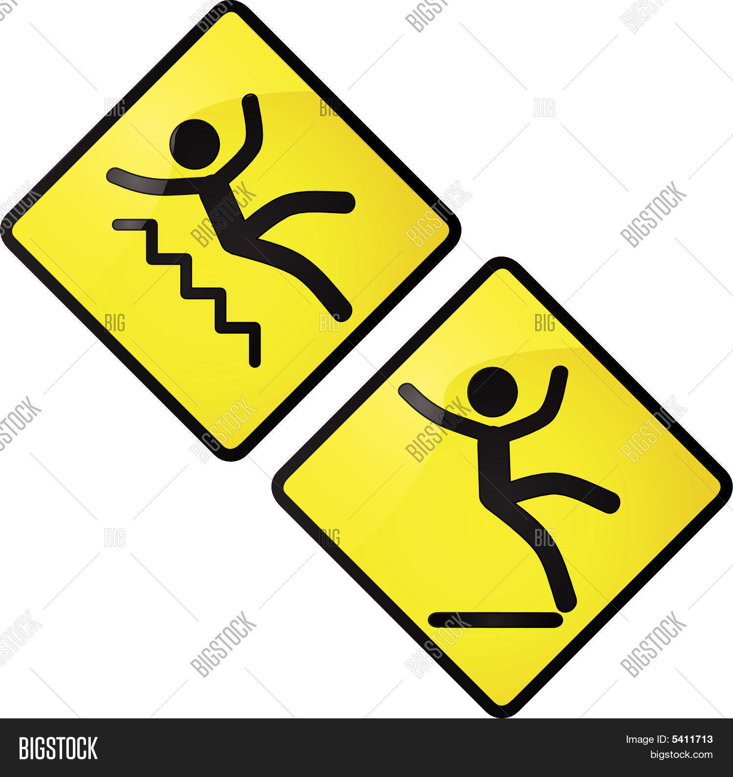 Slippery Sign Vector & Photo (Free Trial) | Bigstock