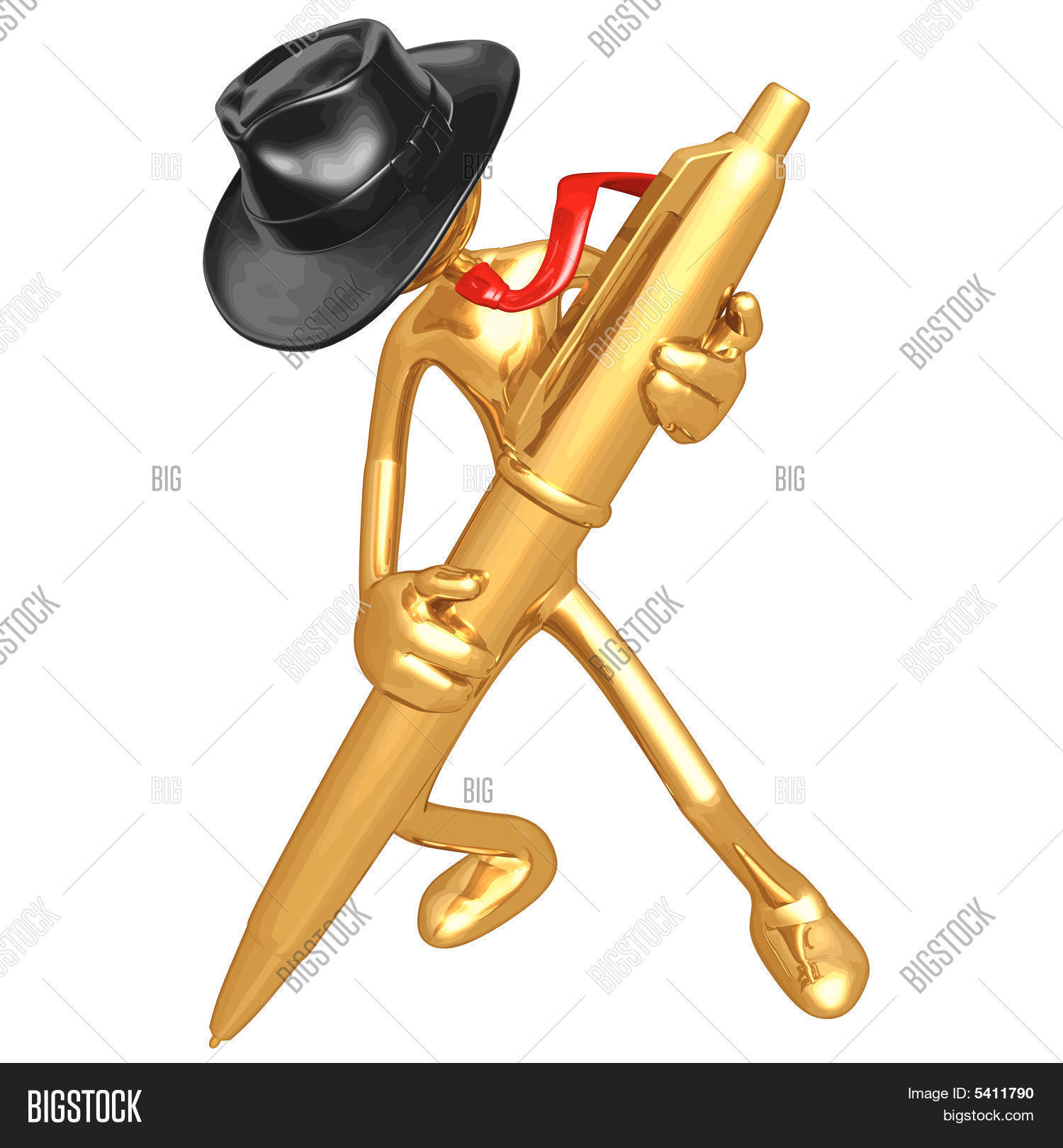 3D Vector Gold Guy Vector & Photo (Free Trial) | Bigstock