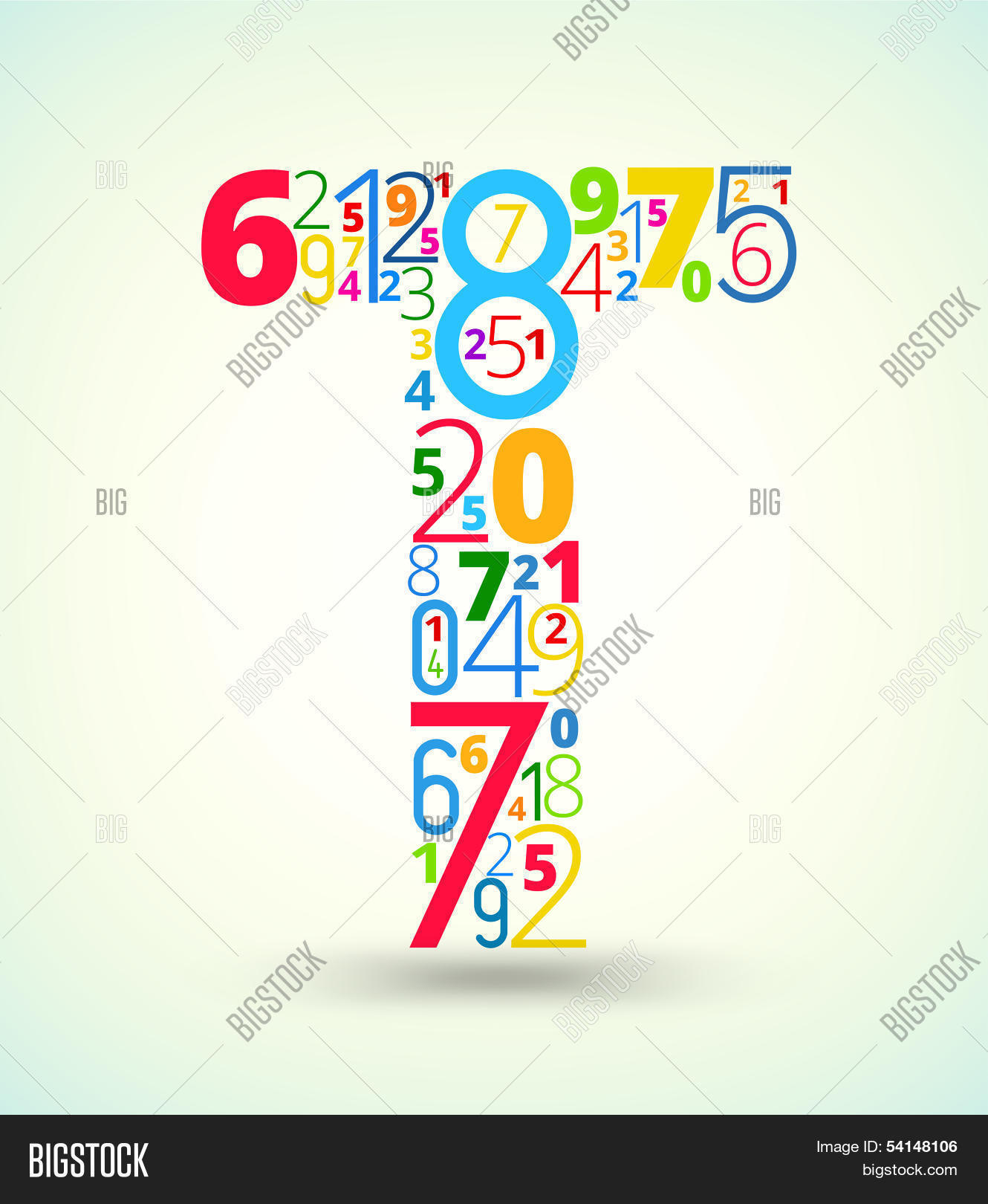 Letter T, Colored Vector & Photo (Free Trial) | Bigstock