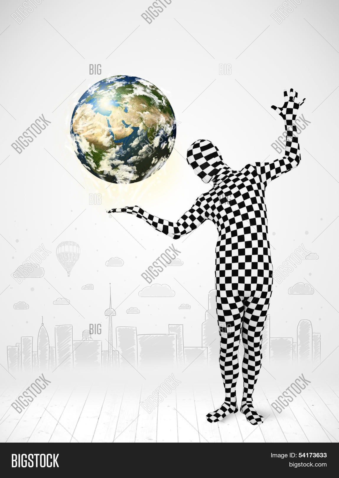 Funny Man Full Body Image & Photo (Free Trial) | Bigstock