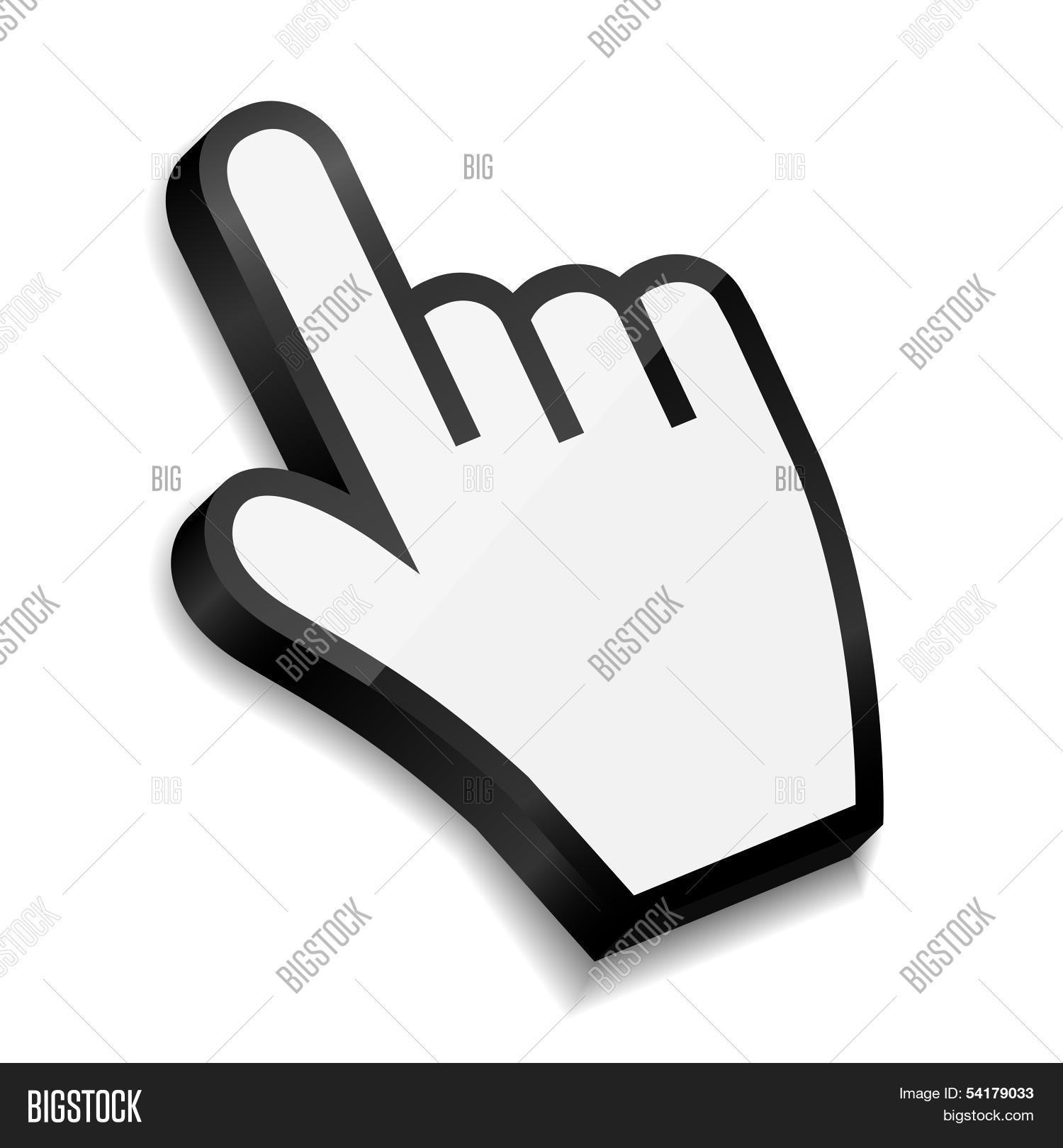 Mouse Hand Cursor Vector & Photo (Free Trial) | Bigstock