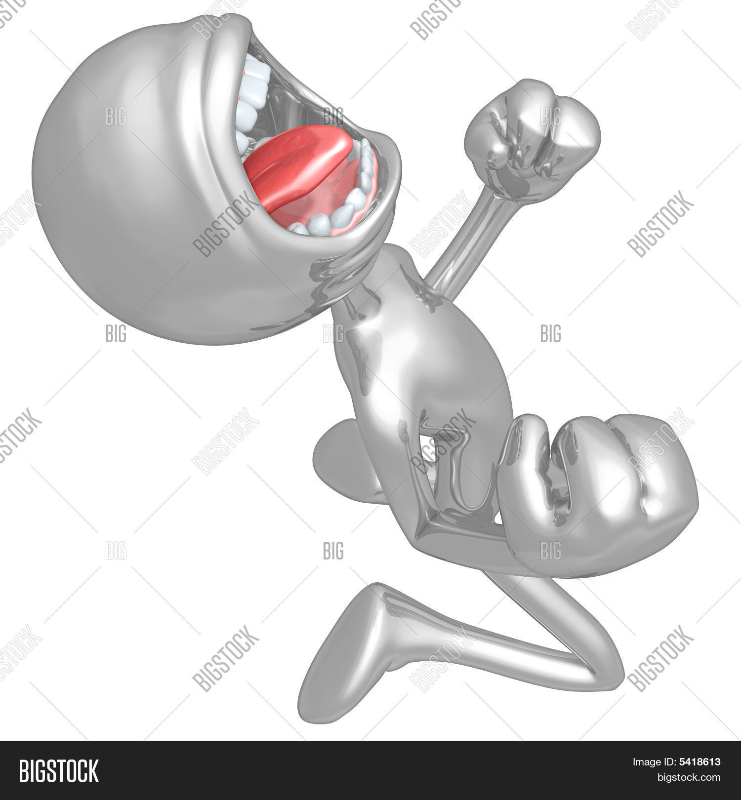 Screaming Mad 3D Image & Photo (Free Trial) | Bigstock