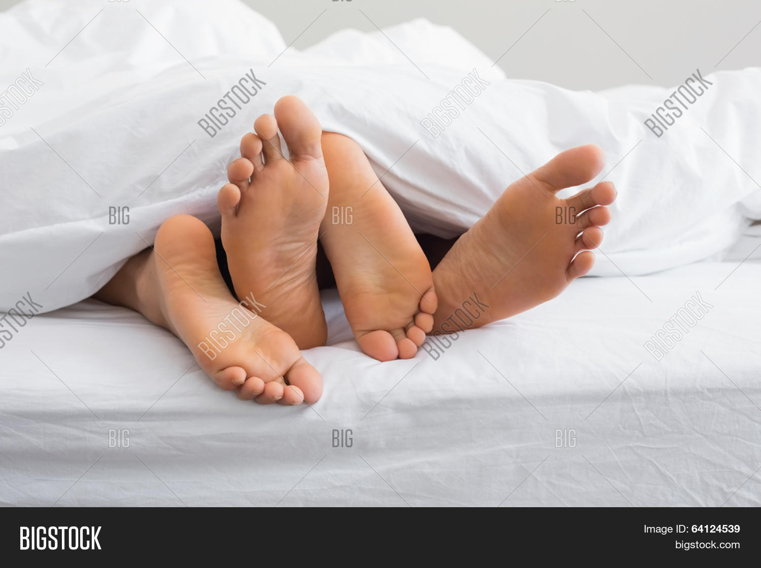Couples Feet Sticking Image And Photo Free Trial Bigstock