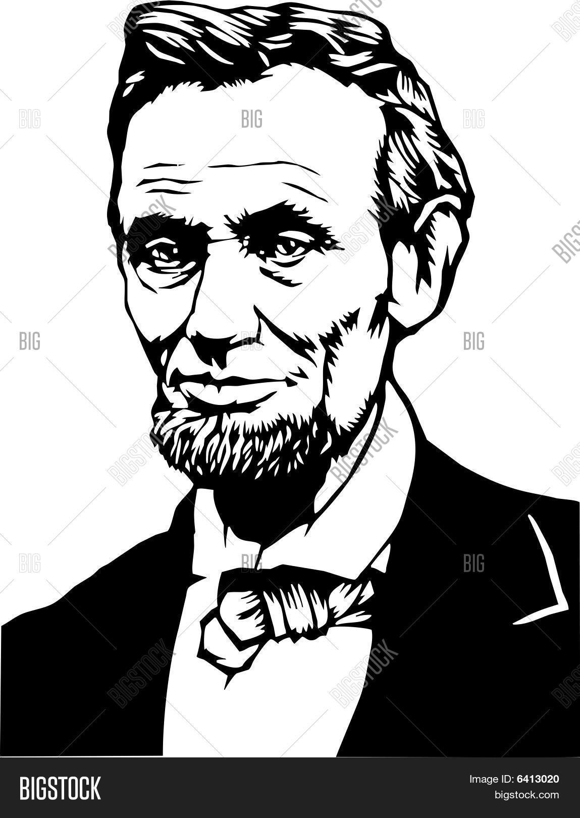 Abraham Lincoln Face Clip Art