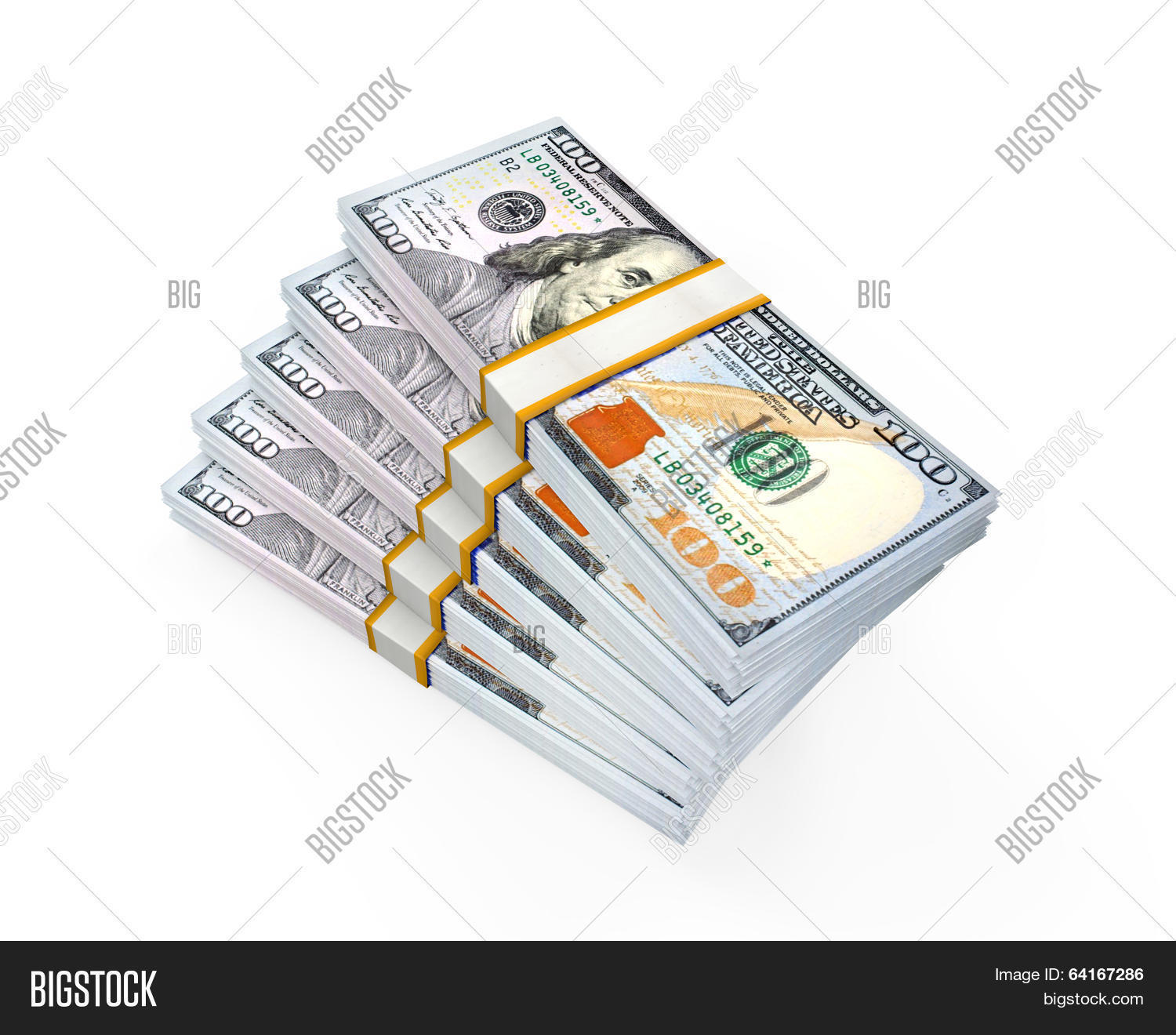 Stacks New 100 US Image & Photo (Free Trial) | Bigstock